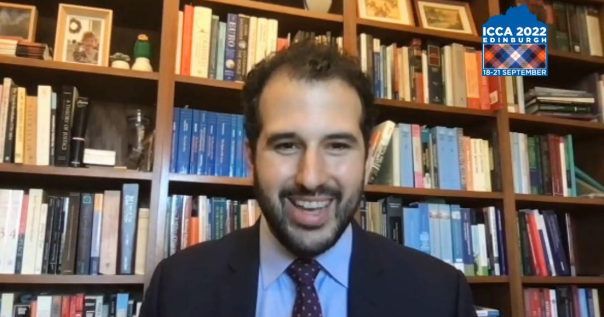 Julian Arato Receives Inaugural ICCA Guillermo Aguilar-Alvarez Prize | ICCA